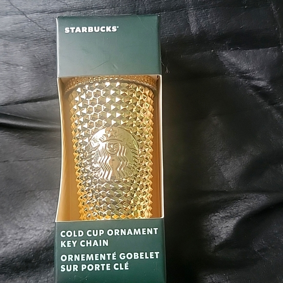 Starbucks | Other | Starbucks 222 Gold Key Chain Ornament | Poshmark
